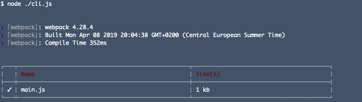 [NEXT]: Re-visualizing the new CLI Interface · Issue #819 · webpack/webpack-cli · GitHub