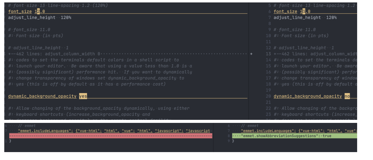 Decent colours for vimdiff · Issue #210 · joshdick/onedark.vim · GitHub