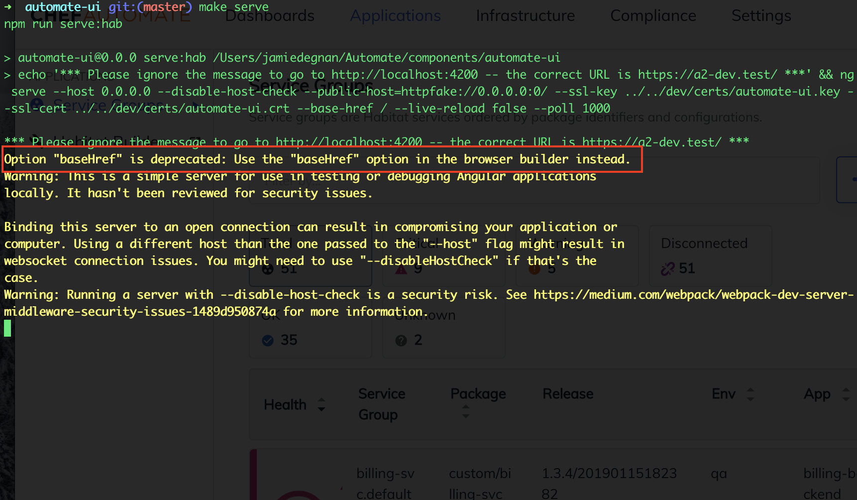 Update "baseHref" deprecation (front-end) · Issue #4865 · chef/automate · GitHub