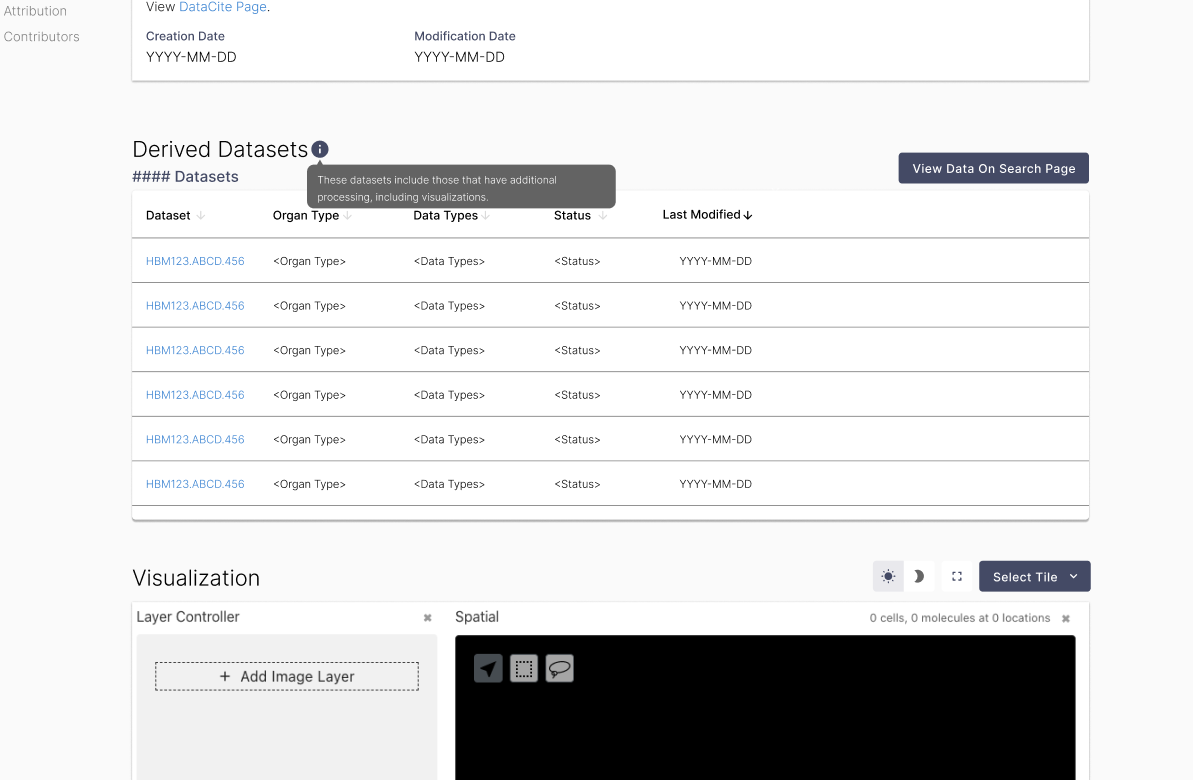 Implement "Derived Dataset" section on dataset pages · Issue #1983 · hubmapconsortium/portal-ui ...