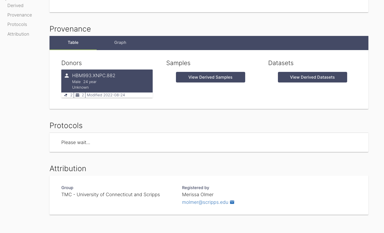 protocols.io failure on some Donor pages · Issue #2925 · hubmapconsortium/portal-ui · GitHub
