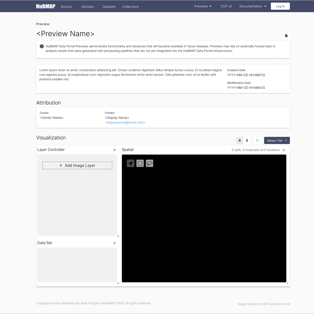 Create description text for preview pages · Issue #902 · hubmapconsortium/portal-ui · GitHub