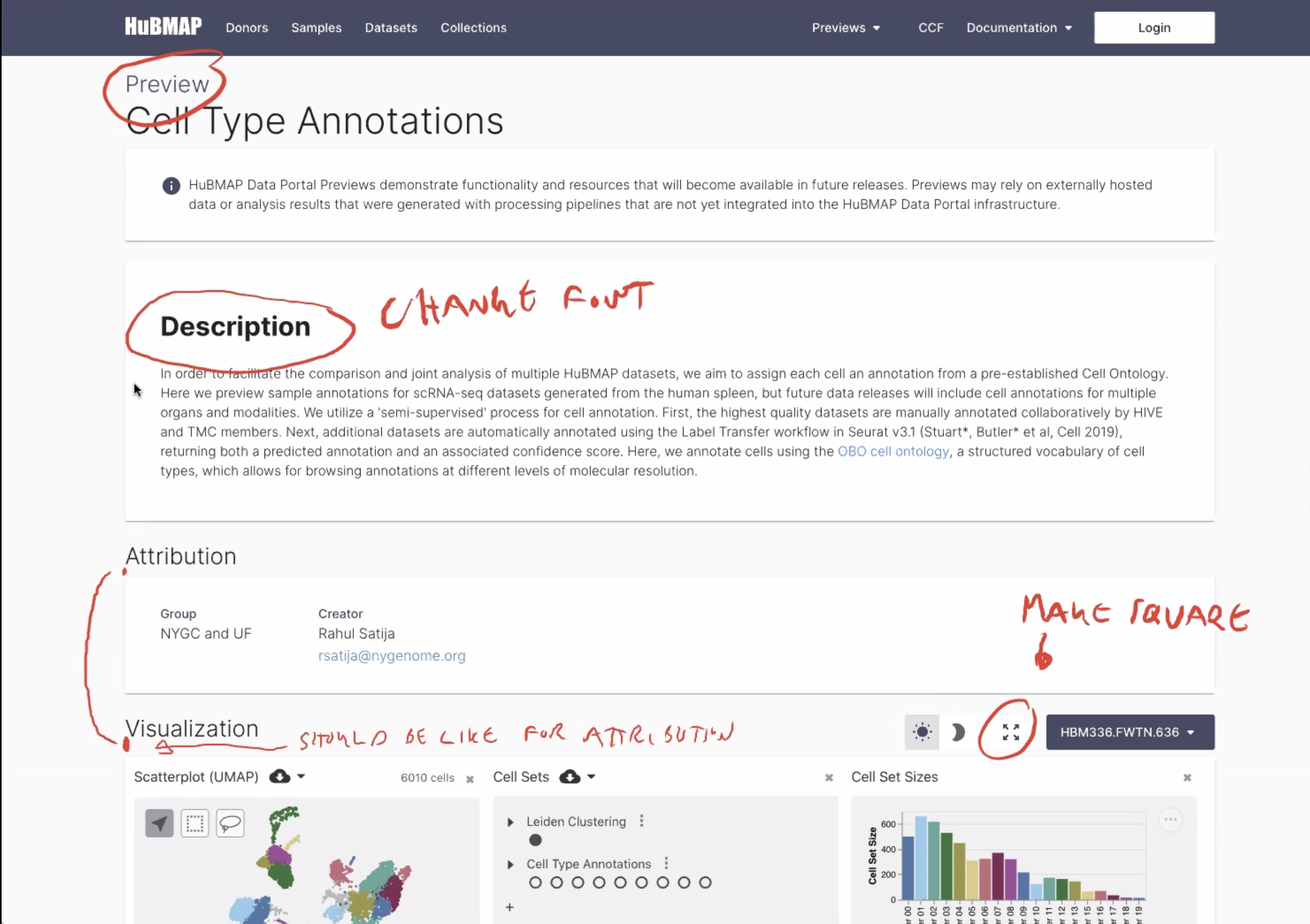 Preview Page Finetuning · Issue #1046 · hubmapconsortium/portal-ui · GitHub