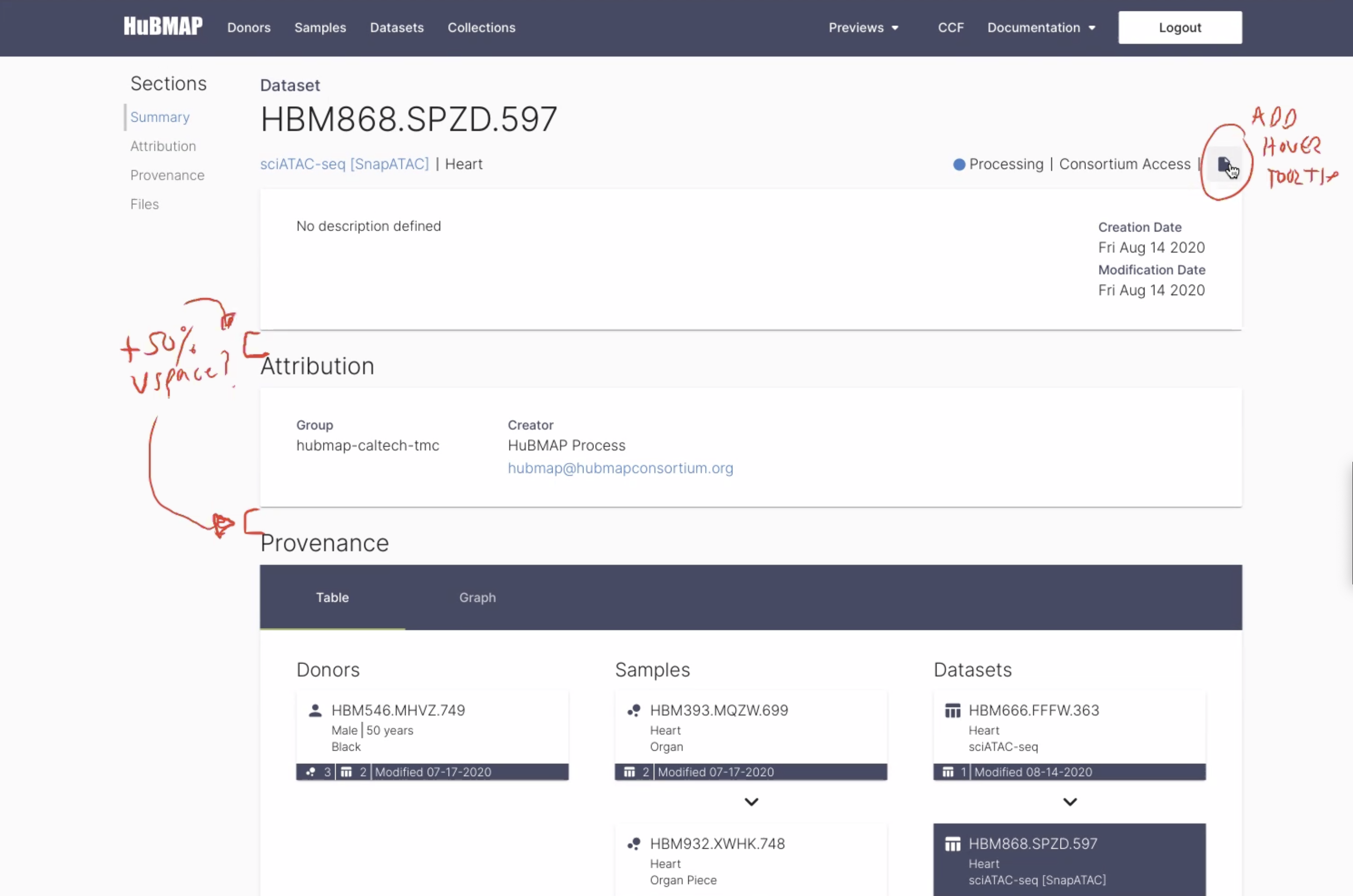 Dataset Detail Page Finetuning · Issue #1047 · hubmapconsortium/portal-ui · GitHub