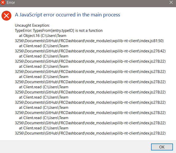 Cannot connect to robot · Issue #23 · FRCDashboard/FRCDashboard · GitHub