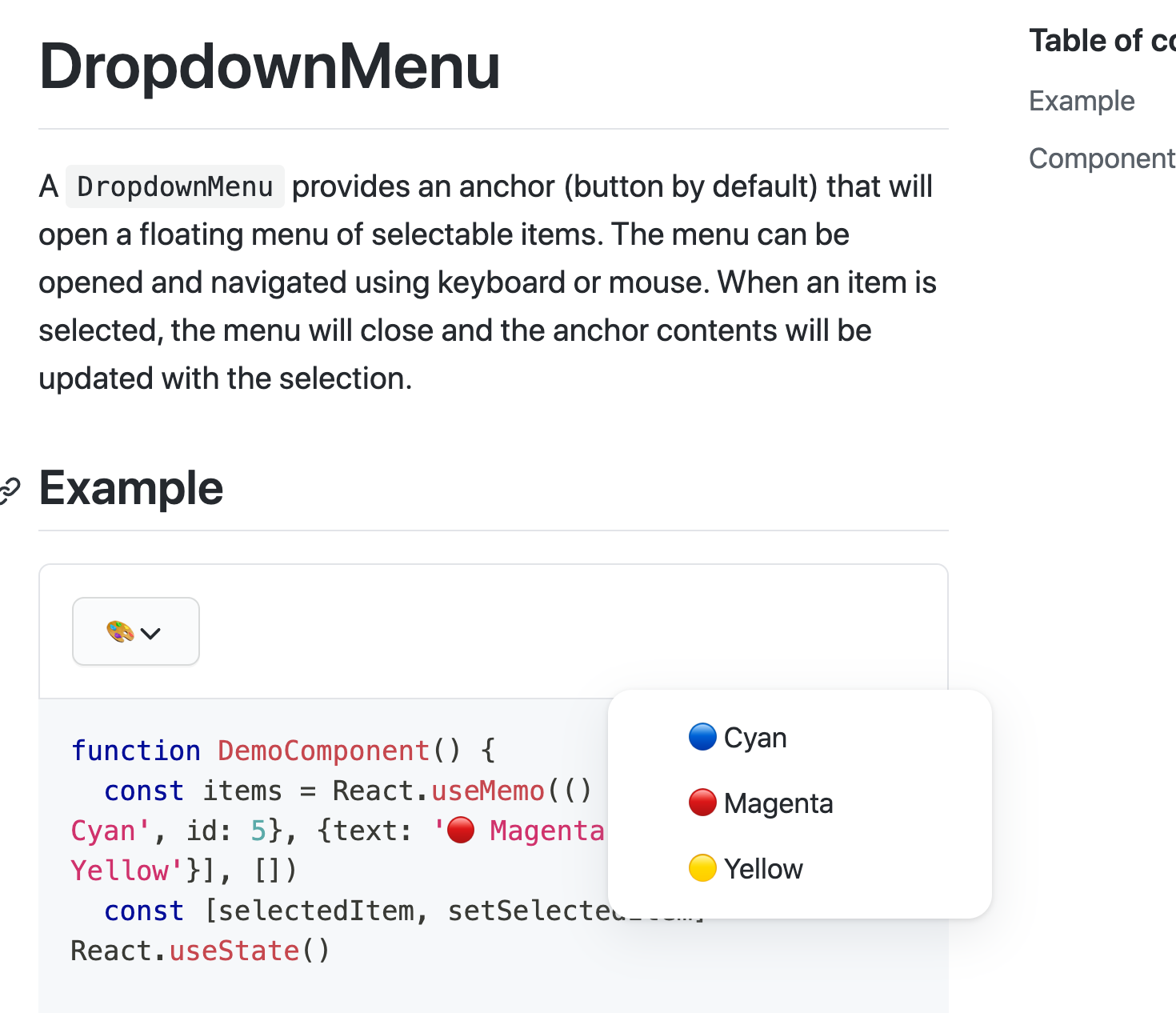 ActionMenu and DropdownMenu overlay do not reposition when window is resized. · Issue #1169 ...
