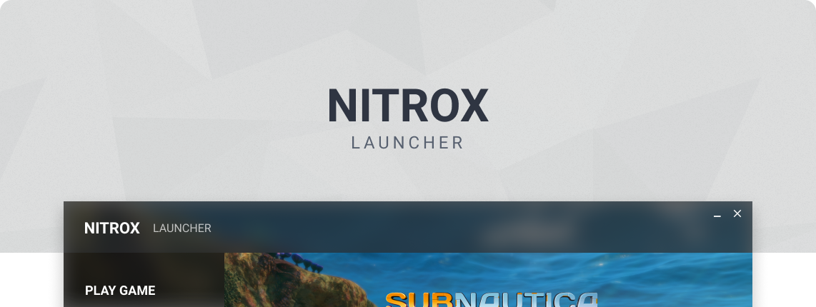Nitrox Custom Launcher - design concept · Issue #740 · SubnauticaNitrox/Nitrox · GitHub