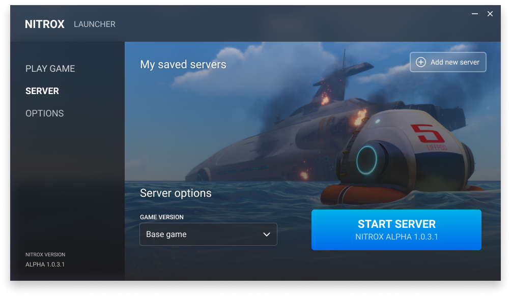Nitrox Custom Launcher - design concept · Issue #740 · SubnauticaNitrox/Nitrox · GitHub