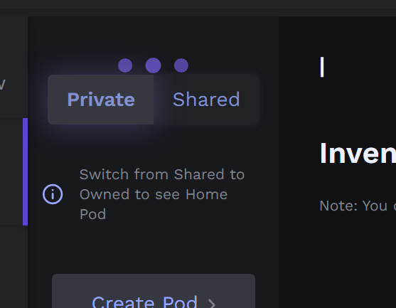 move spinner a bit up so it does not cover " Private / Shared " buttons · Issue #260 ...