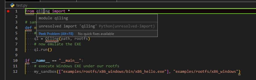 use "pip install qiling" an error occurred · Issue #320 · qilingframework/qiling · GitHub