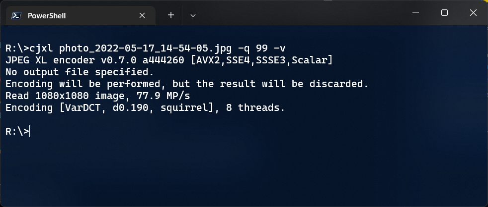 Crash when trying to compress · Issue #1426 · libjxl/libjxl · GitHub