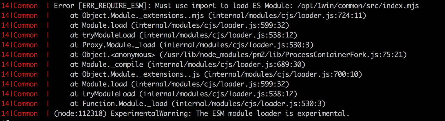 node 10 .mjs problems · Issue #3772 · Unitech/pm2 · GitHub