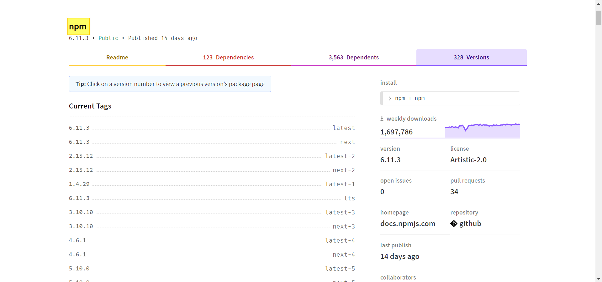 Invalid package name & version number · Issue #2432 · librariesio/libraries.io · GitHub