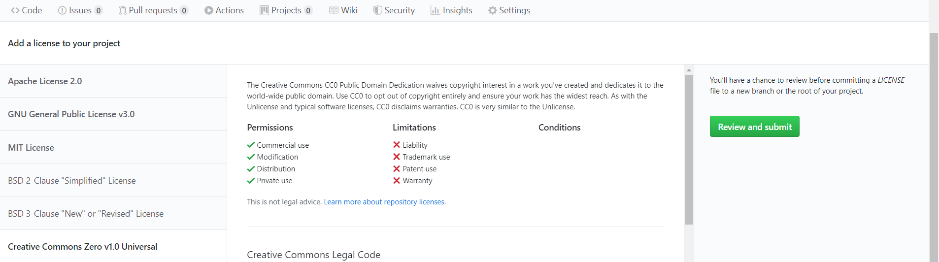 Add Creative Commons licenses · Issue #33 · github/choosealicense.com · GitHub