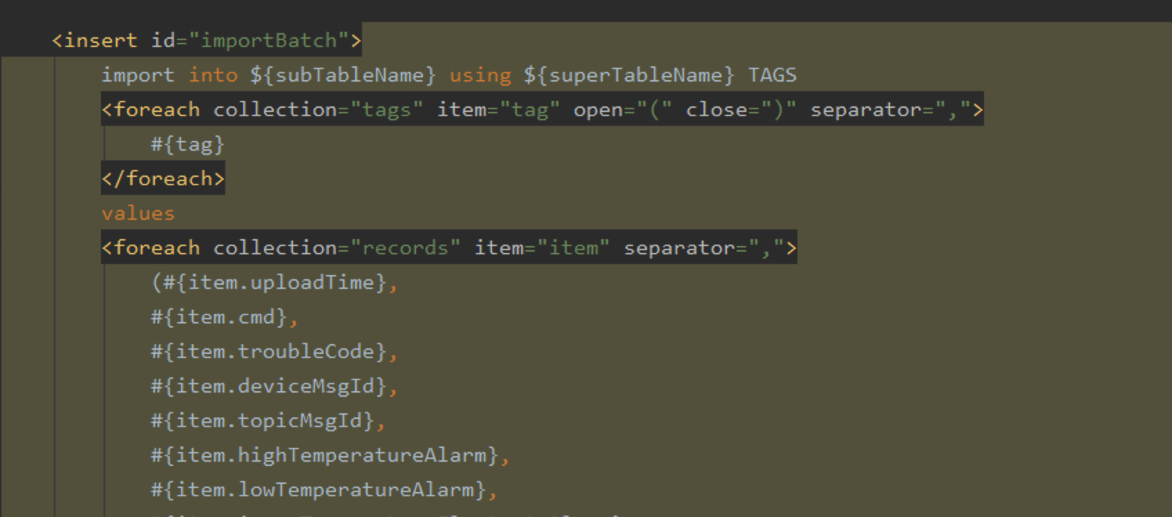 Error when integrating Tdengine with mybatis: the column. data type is float in TDengine ...