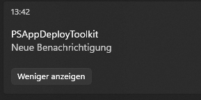 No Title on Baloon if Text is containing sign "&" · Issue #823 · PSAppDeployToolkit ...