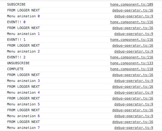 Debug observable logger can make original observable not complete · Issue #1122 · open-learning ...