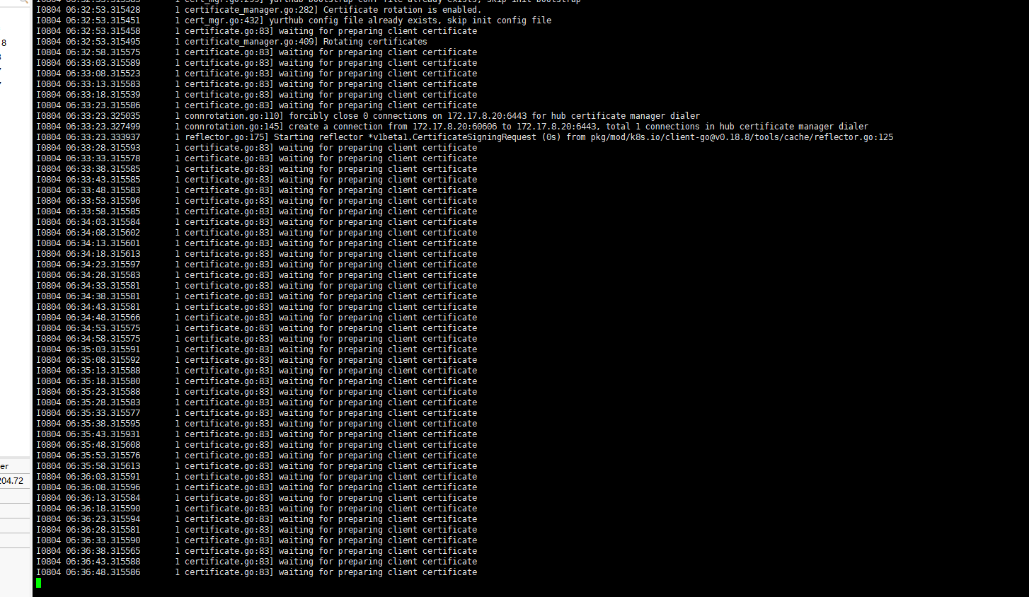 [BUG] waiting for the master to sign the yurthub certificate · Issue #940 · openyurtio/openyurt ...