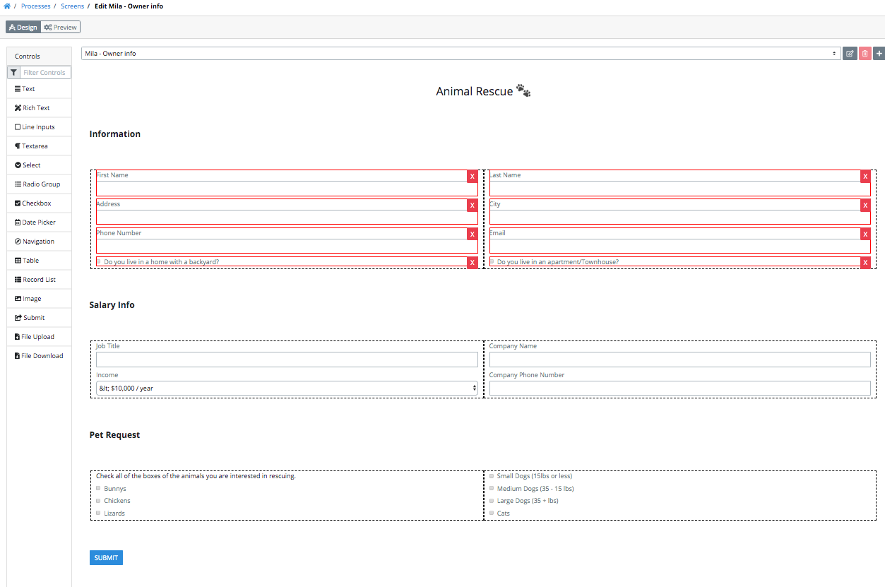 Multi-Column / Table not rendering in Spark · Issue #214 · ProcessMaker/screen-builder · GitHub