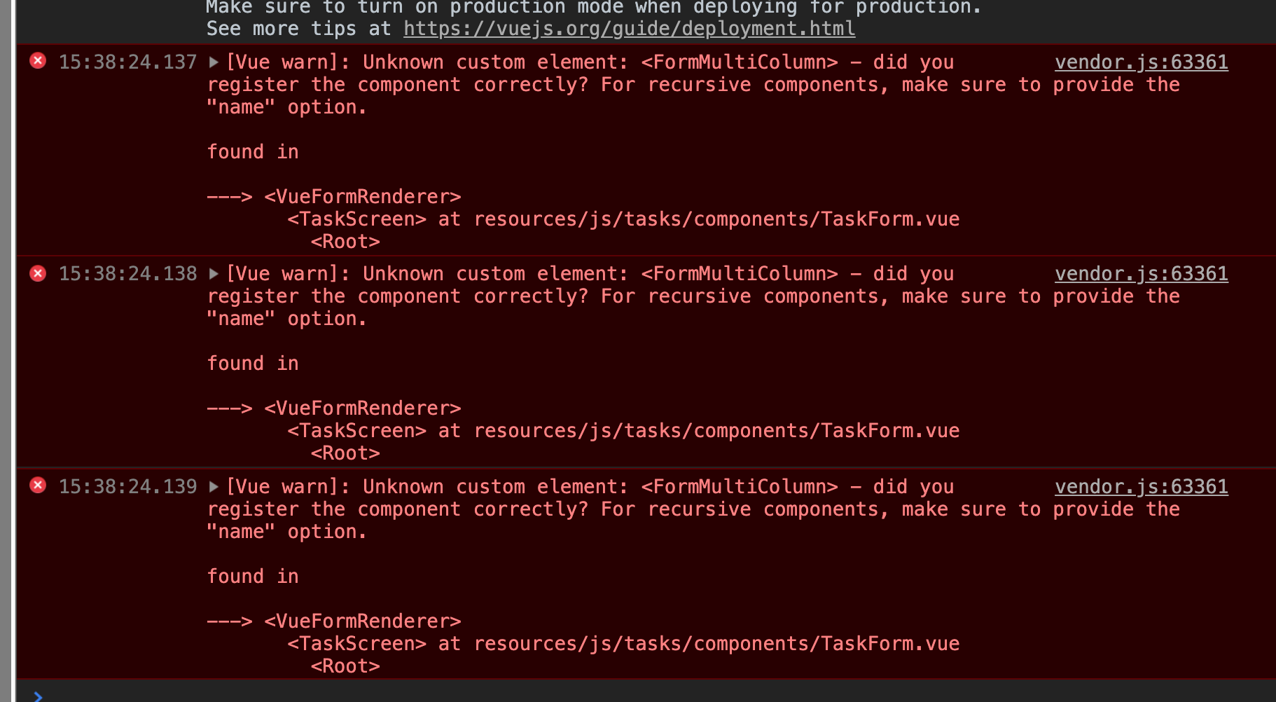 Multi-Column / Table not rendering in Spark · Issue #214 · ProcessMaker/screen-builder · GitHub
