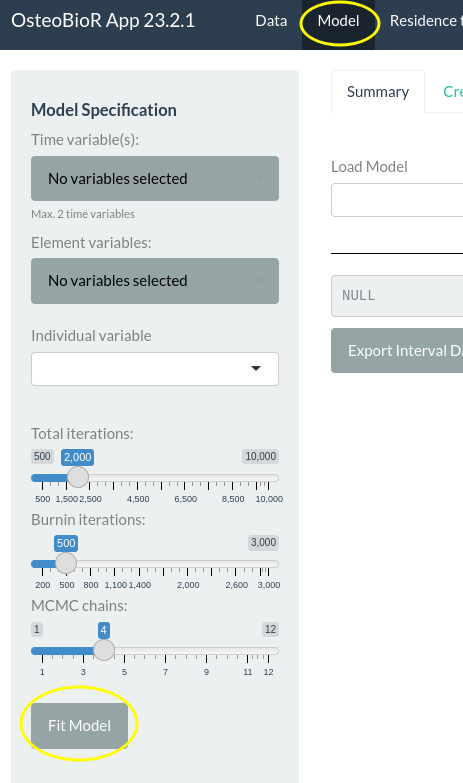 Document in a CRAN style all inputs for function(s) for modeling ...