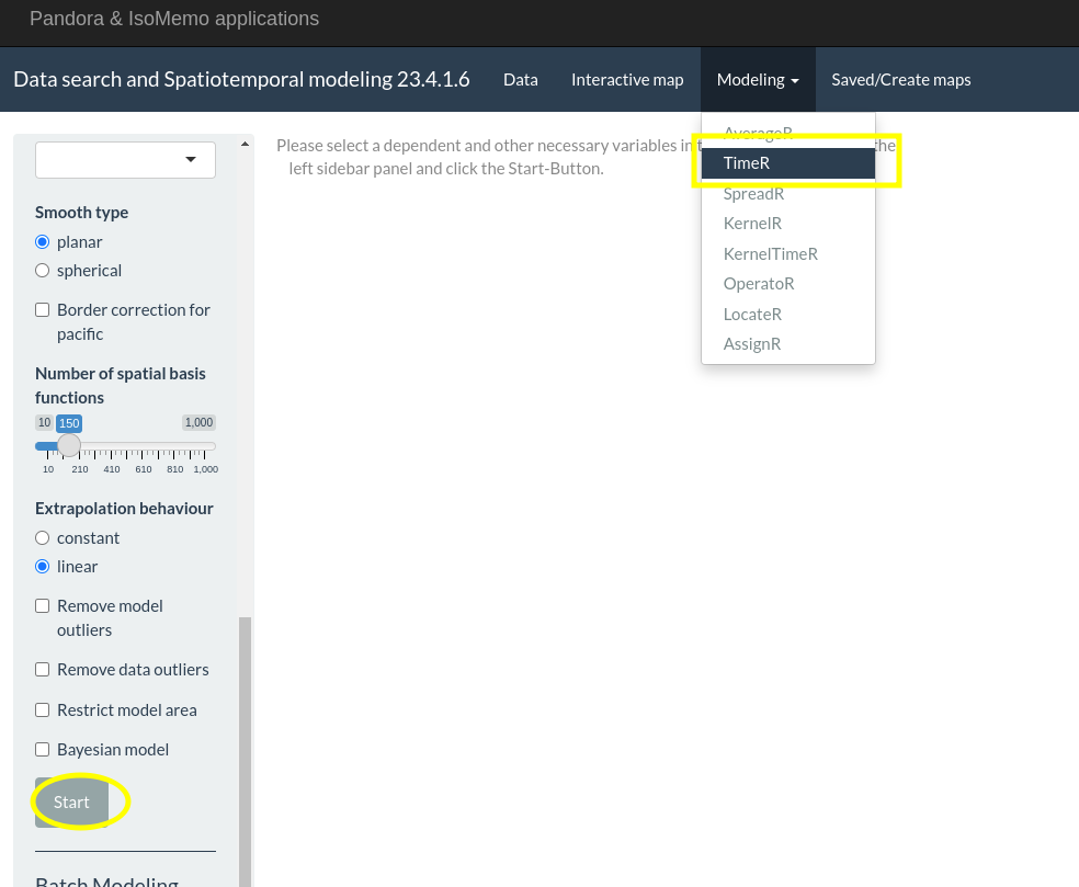 Document in a CRAN style all inputs for function(s) for modeling ...