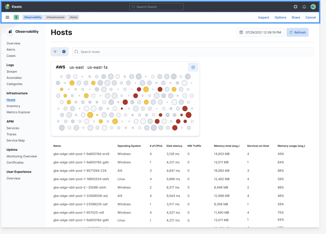 [Infrastructure UI] Create Initial Infrastructure Host View with List of Hosts · Issue #138111 ...