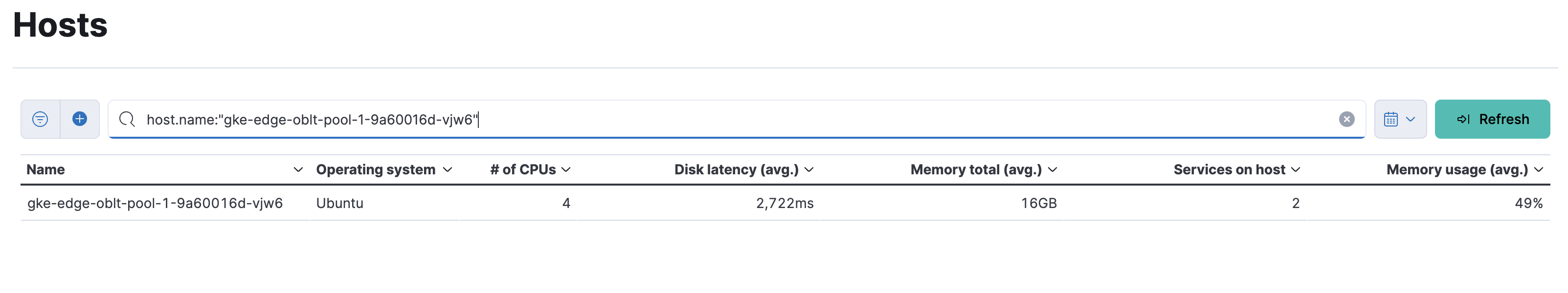 [Infrastructure UI] Create Initial Infrastructure Host View with List of Hosts · Issue #138111 ...