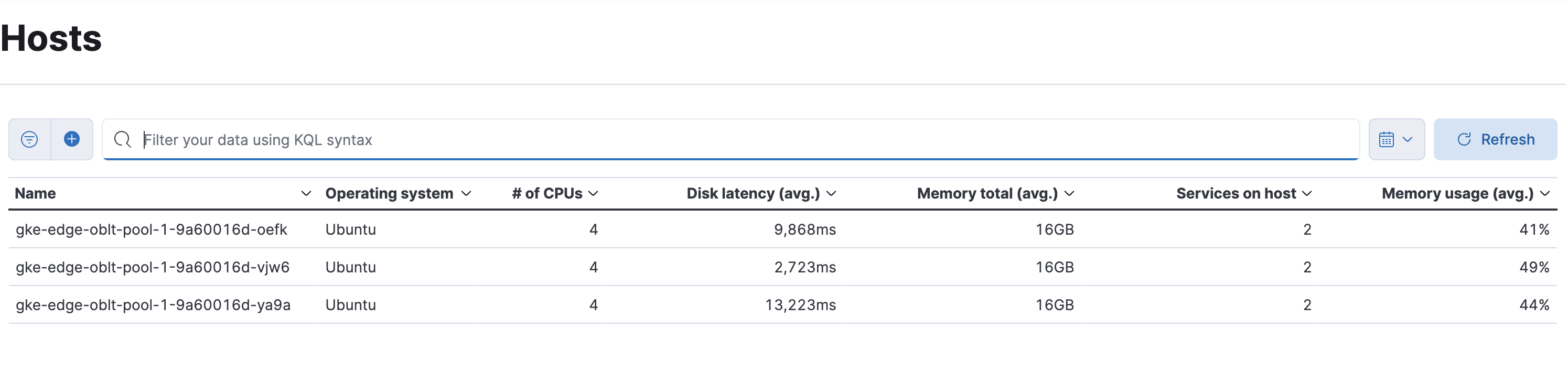 [Infrastructure UI] Create Initial Infrastructure Host View with List of Hosts · Issue #138111 ...