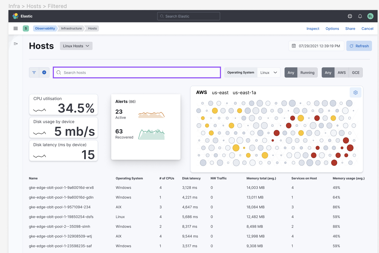 [Infrastructure UI] Alerts summary component in Hosts view · Issue #139506 · elastic/kibana · GitHub