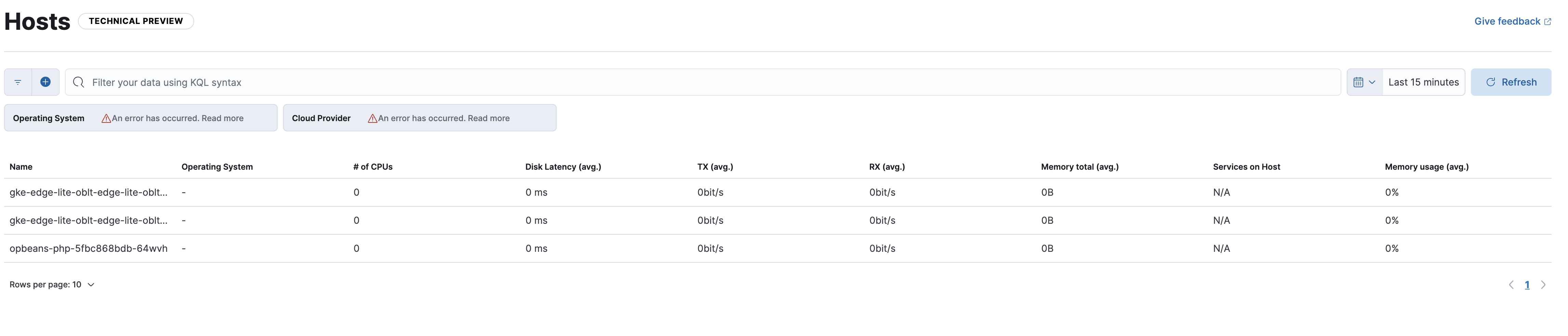 [Infrastructure UI] Incorrect payload in time range when landing on the ...