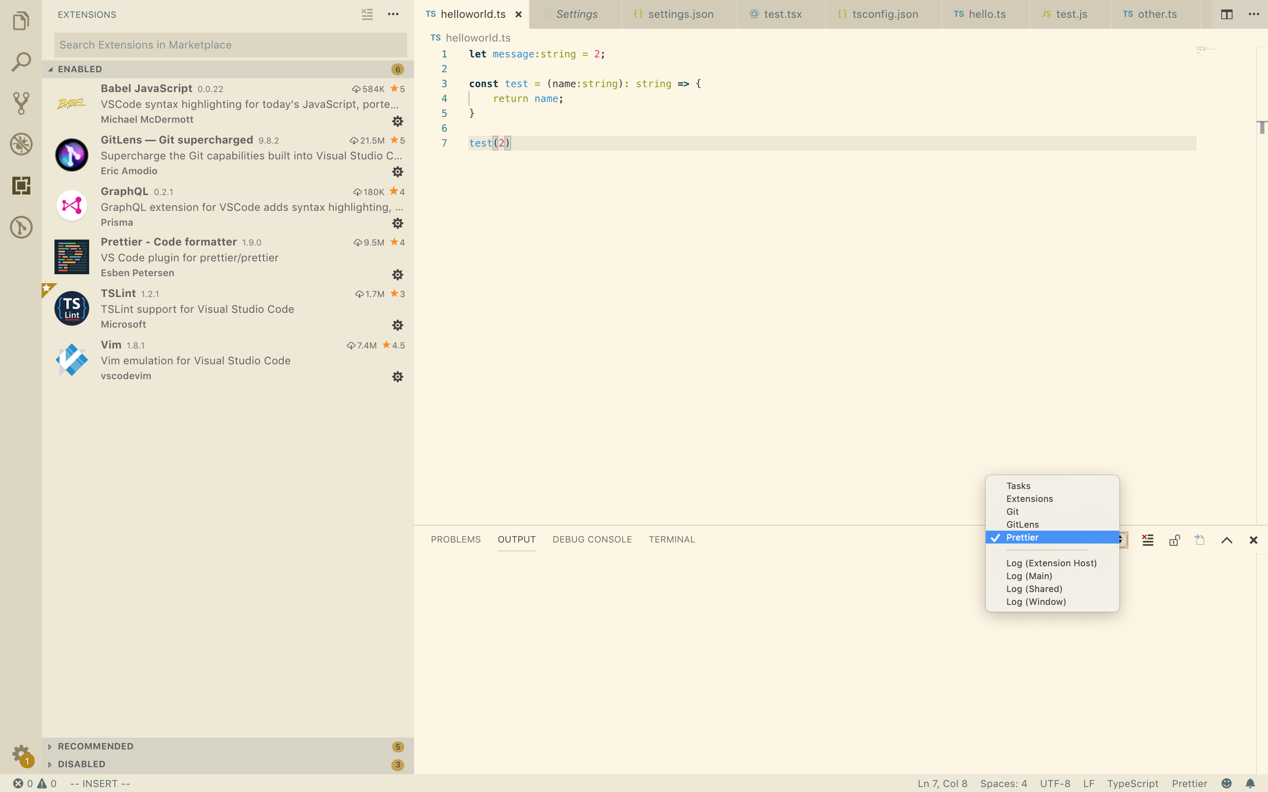 No Intellisense Or Tslint Working In Vs Code For Typescript · Issue 76651 · Microsoftvscode