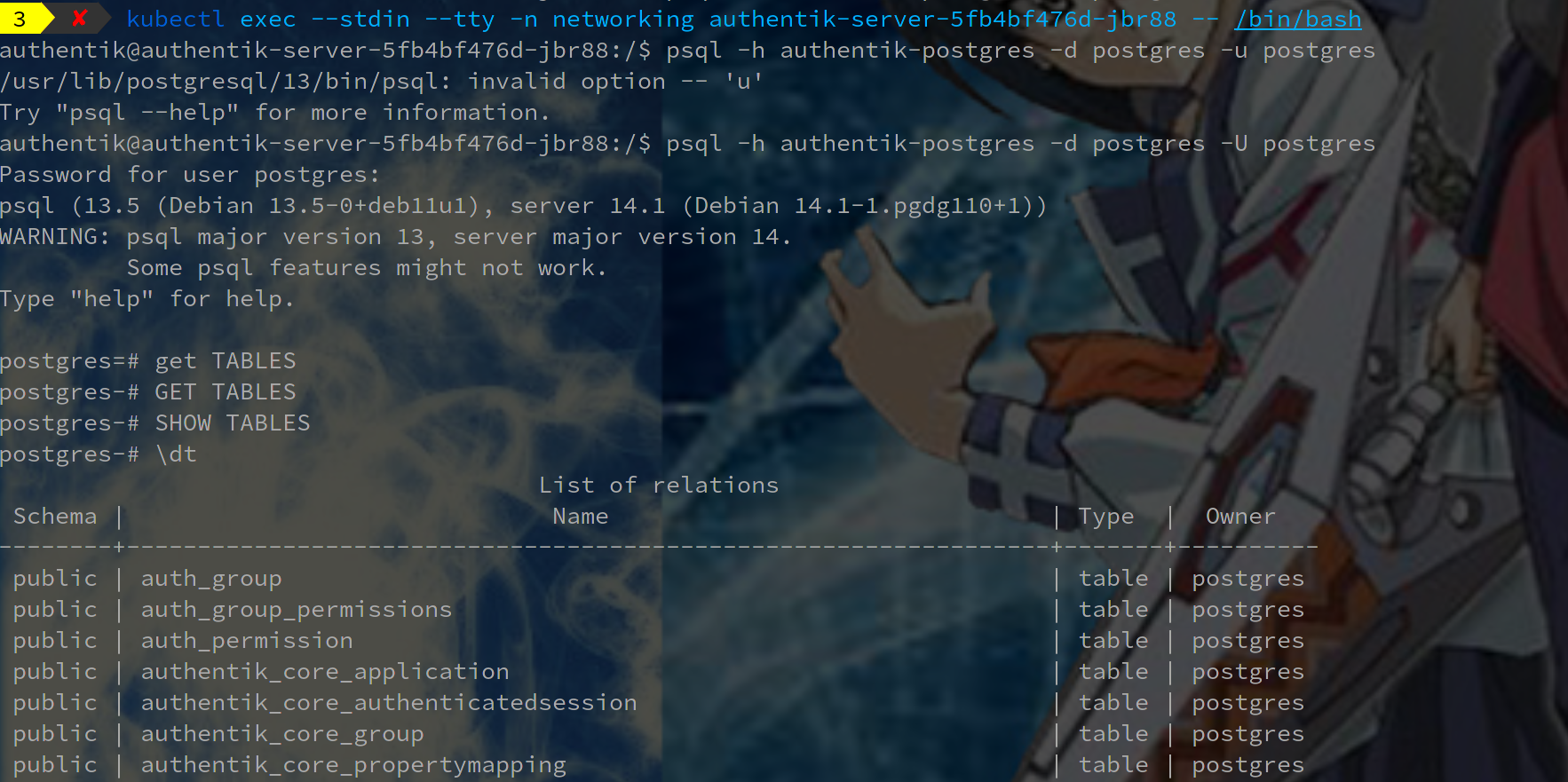 Arm64 docker image gives error from python about how it doesn't have libpq version 10 or above ...