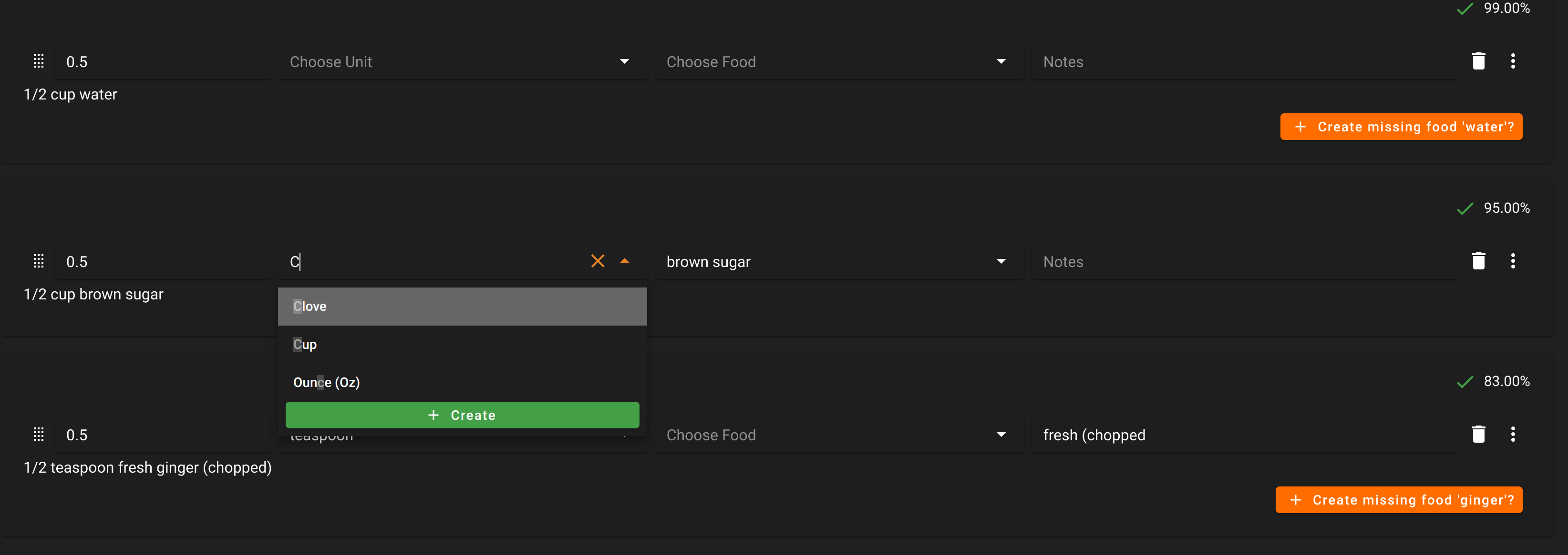 V100b Natural Language Processor Doesnt Auto Select Items With