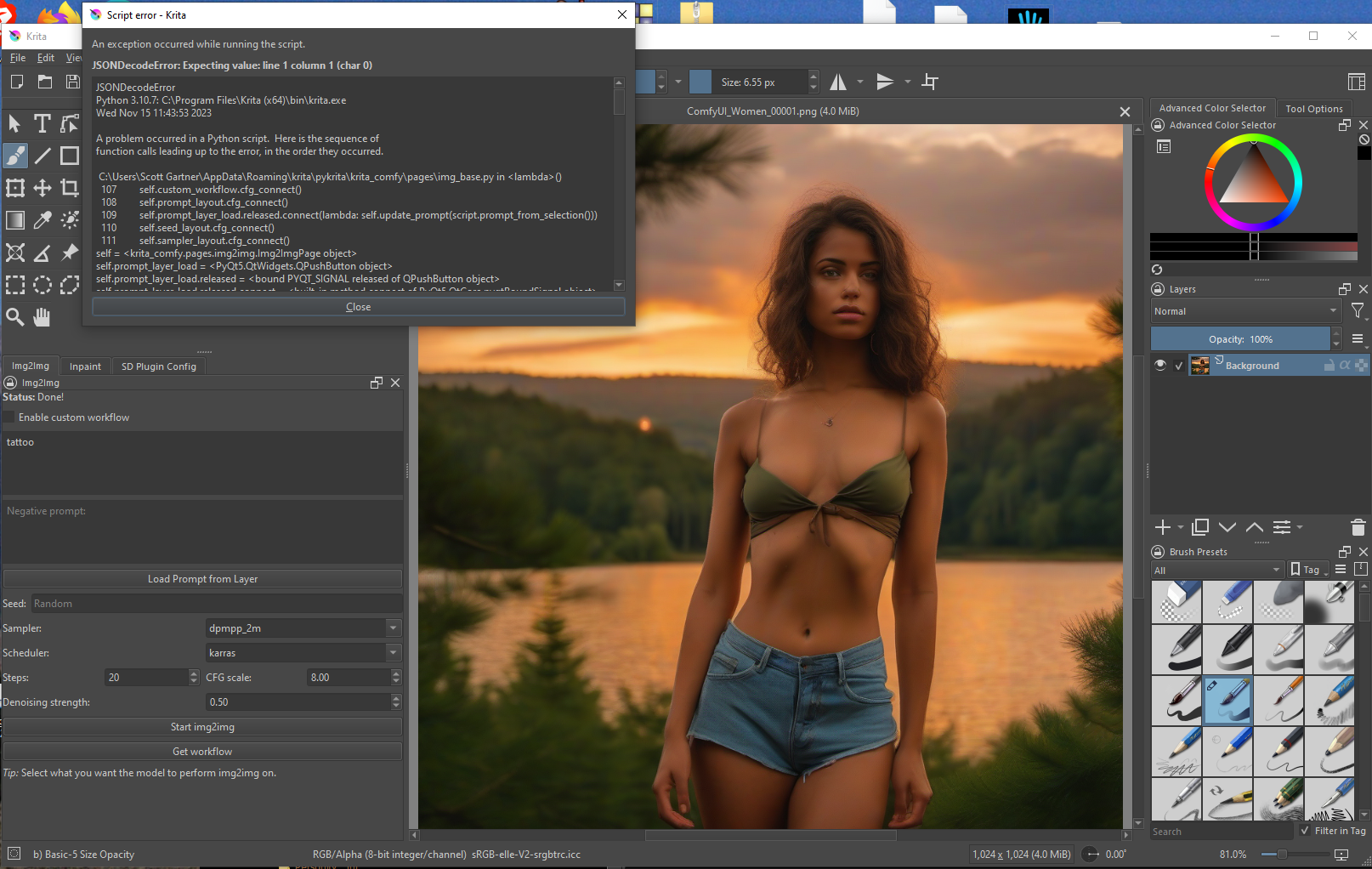 Error when trying to "load prompt from layer" · Issue #37 · JasonS09/comfy_sd_krita_plugin · GitHub