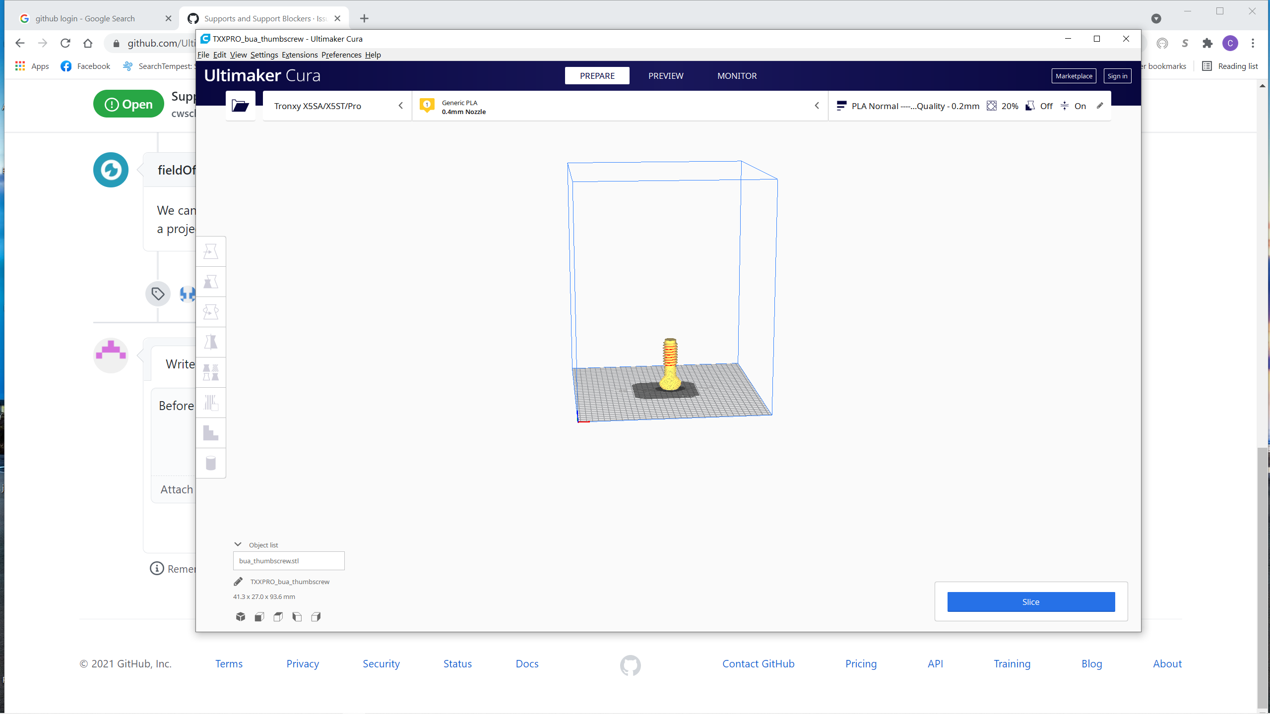 Supports and Support Blockers · Issue #9651 · Ultimaker/Cura · GitHub