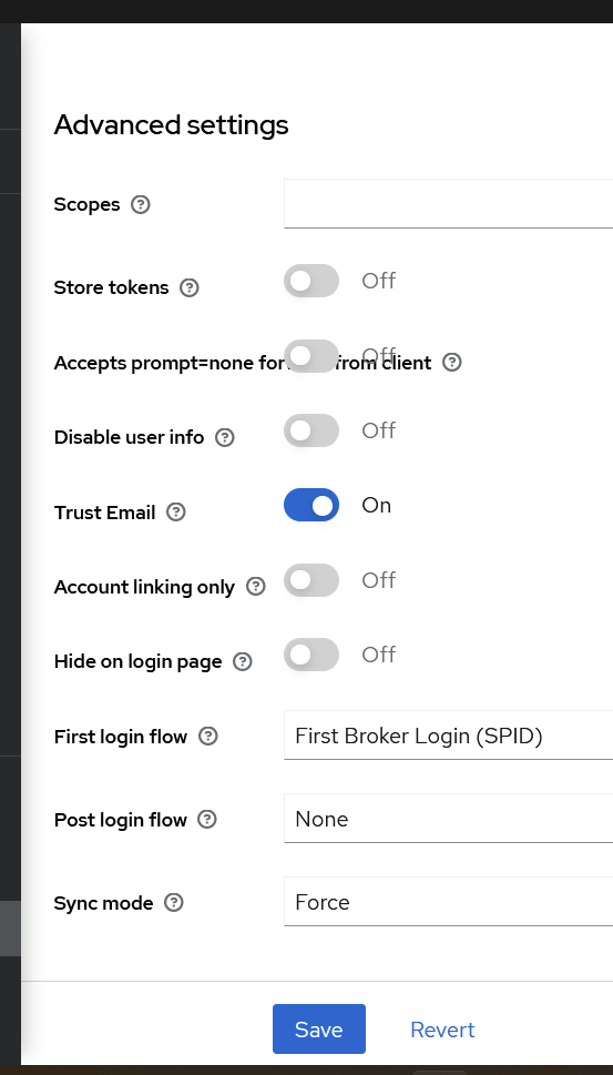Custom Identity Provider Settings Not Visible In Admin Ui · Issue 17958 · Keycloak Keycloak