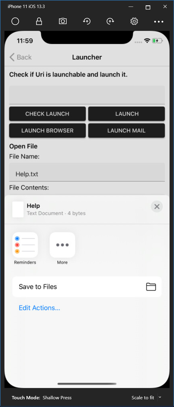 [Bug] [iOS] Launcher.OpenAsync doesn't actually open the file · Issue #1166 · xamarin/Essentials ...