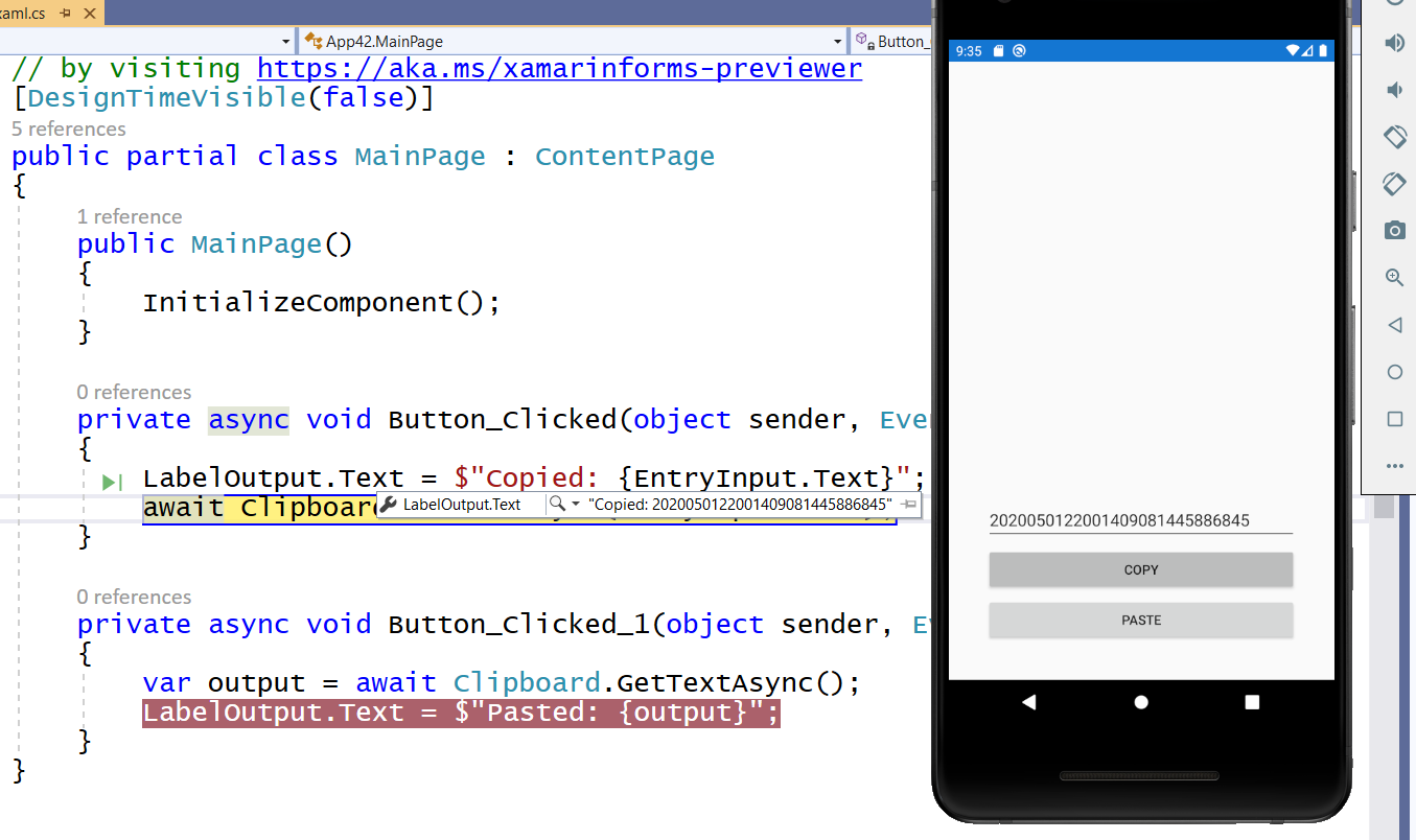 [Bug] SetTextAsync when text is long numeric text and paste text value ...
