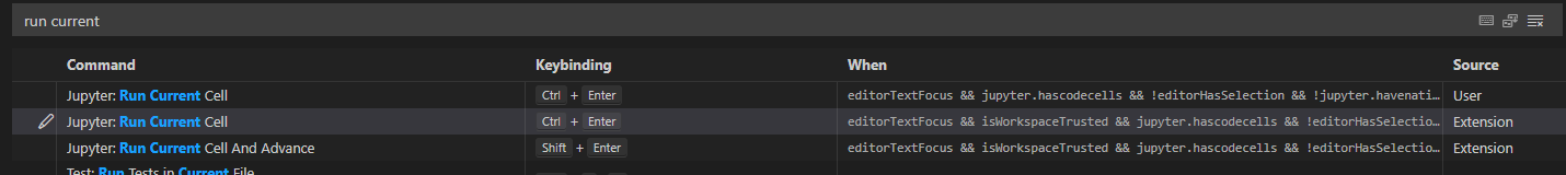 CTRL+ENTER does not "Run Cell" when usin the #%% cell in IPython edit ...