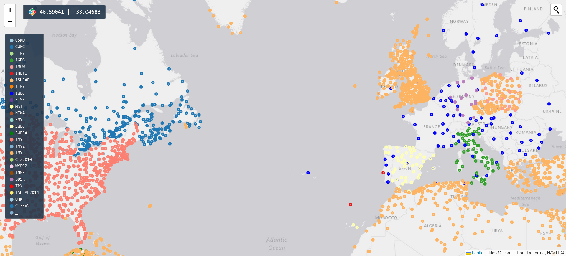 GitHub - ladybug-tools/epwmap: ⛅️ map of available .epw weather files