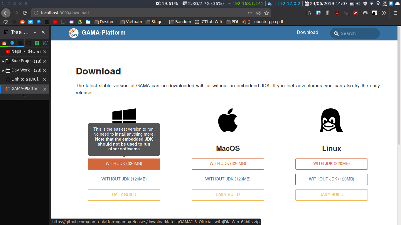 Link to a JDK in the download website · Issue #63 · gama-platform/gama-platform.github.io · GitHub