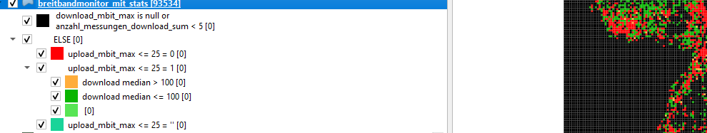 Show Feature Count shows wrong numbers with rule-based classification when rules were copied ...