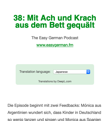 Language picker · Issue #3 · EasyGerman/interactive-transcript · GitHub