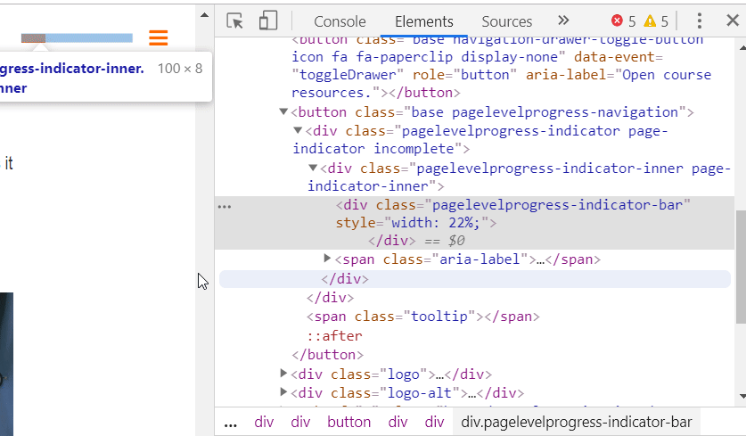 pageLevelProgress - animation on bar removed since v2 · Issue #2562 ...