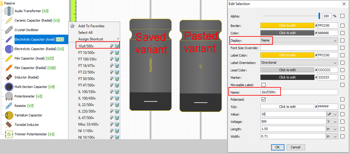 pasting a variant with display name set changes name · Issue #704 · bancika/diy-layout-creator ...