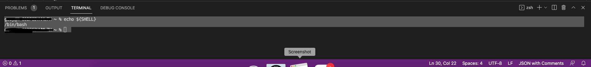 execvp(3) failed. Permission denied, The terminal process "bash '-l'" failed to launch (exit ...