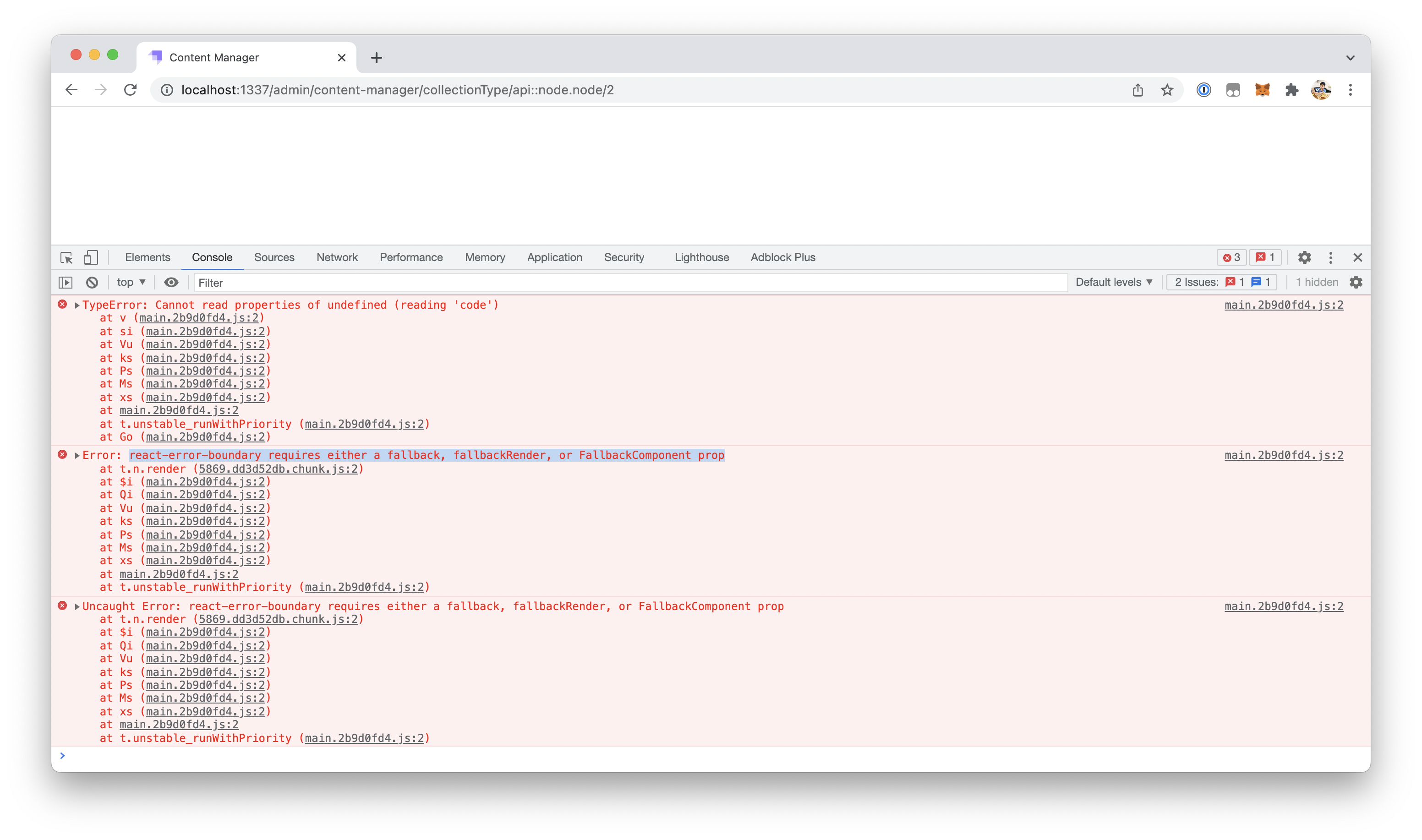 [v4] te.map not a function console error admin dashboard · Issue #12237 · strapi/strapi · GitHub