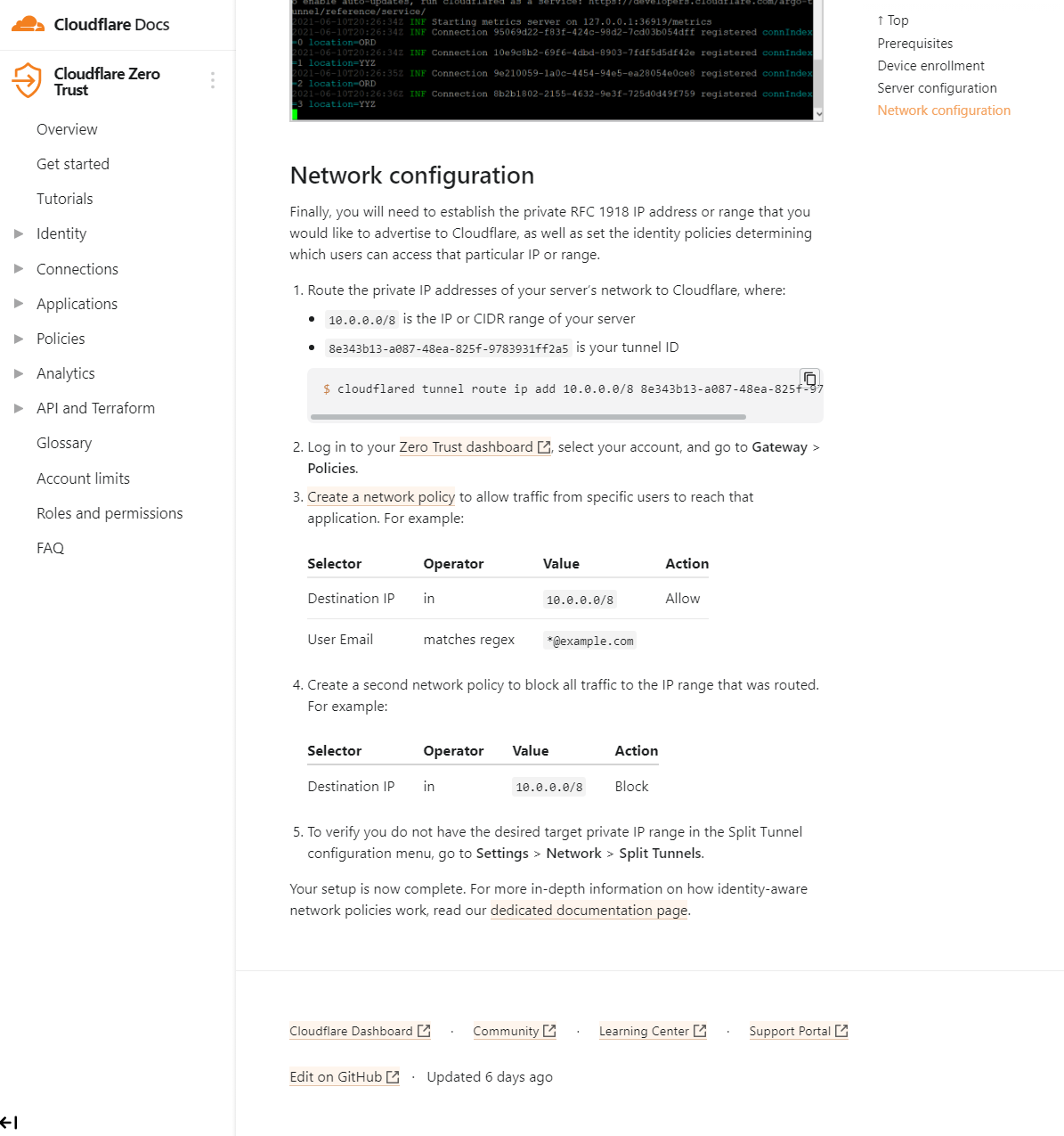 Destination IP Selector does not exist · Issue #7019 · cloudflare/cloudflare-docs · GitHub