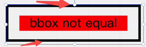 execute addWithUpdate but the bbox not equal between top with button ...